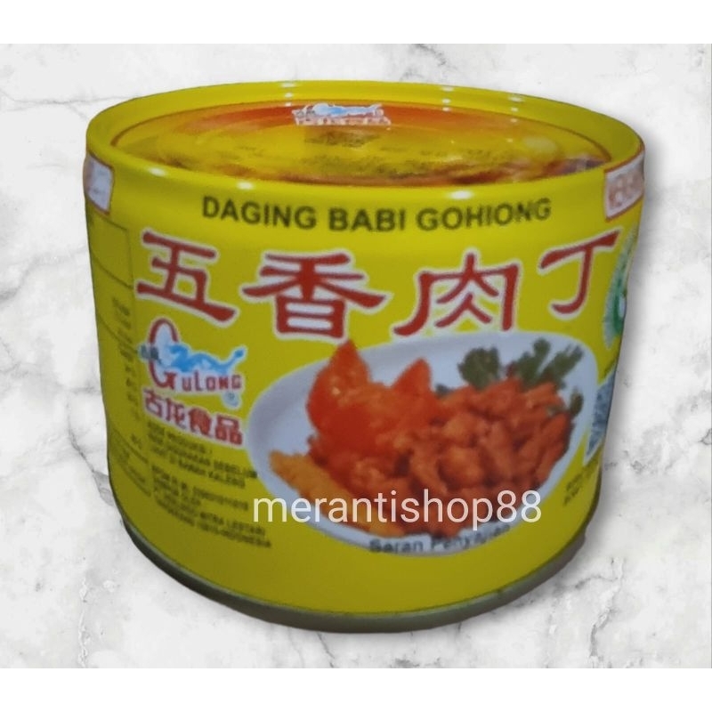Jual Gulong Bating Spiced Pork Cubes 142gram Non Halal / Bak Ting ...