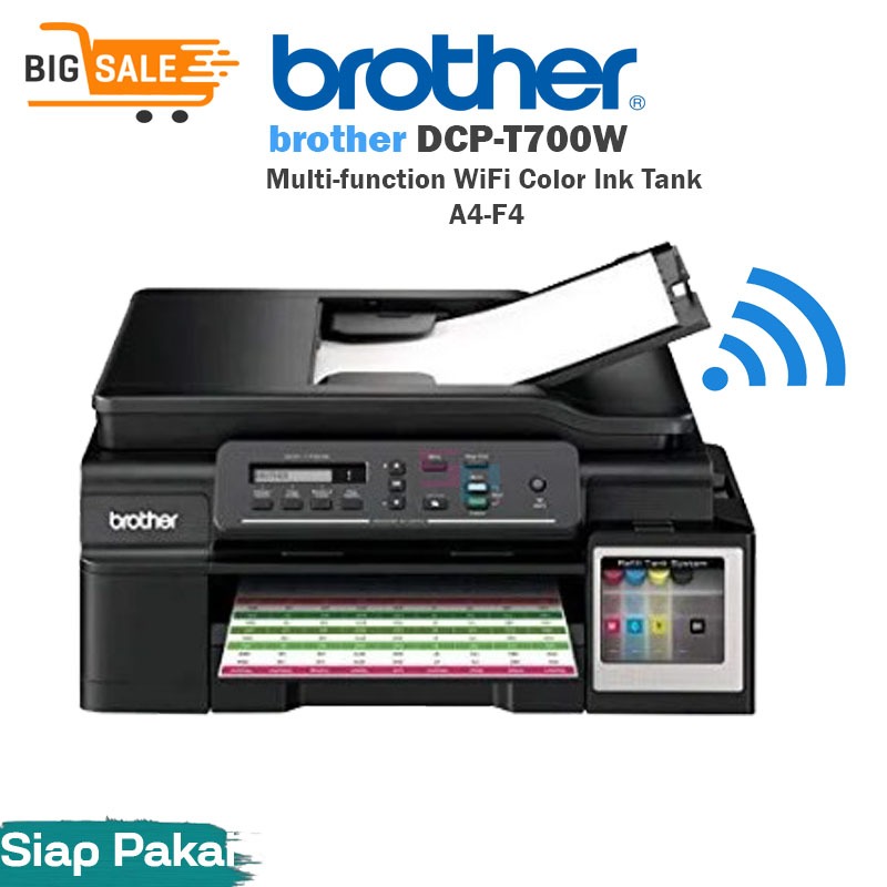 Jual Printer Brother DCP T700 WiFi Print Scan Copy F4 | Shopee Indonesia