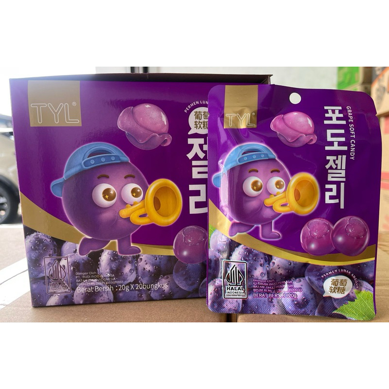 Jual [HALAL] Permen Buah Jelly Kupas 3 Varian Rasa / Permen Rasa Buah ...