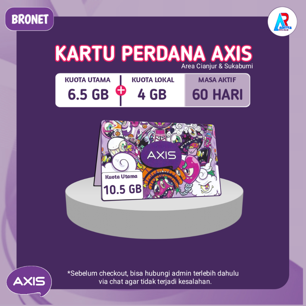 Jual Kartu Perdana Axis 10,5GB 60Hari | Shopee Indonesia