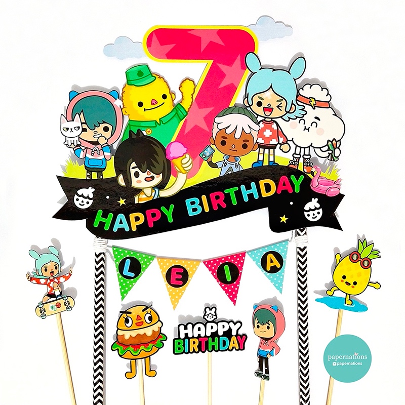 Jual Cake Topper Package / Paket Cake Topper (PRE ORDER) | Shopee Indonesia