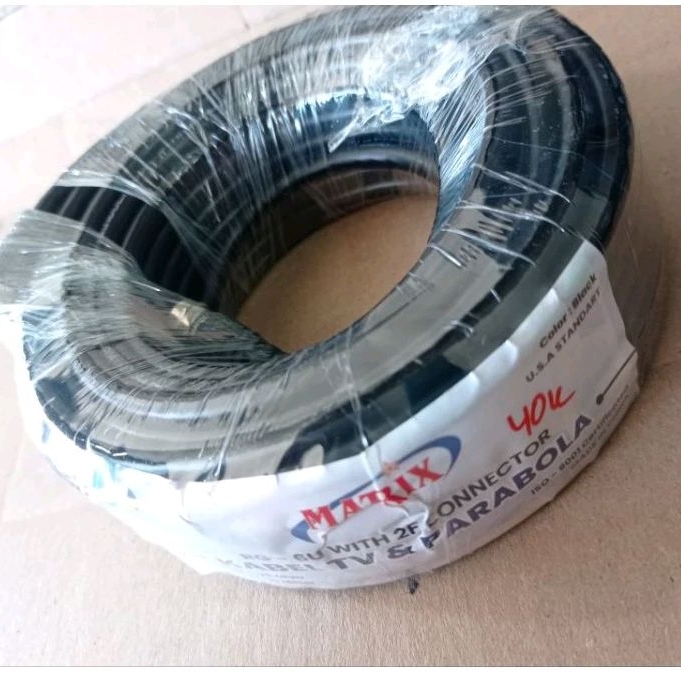Jual kabel parabola coaxial RG 6 20 meter | Shopee Indonesia