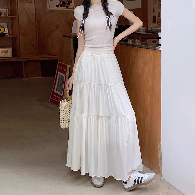 Jual Rok Putih Renda Pinggang Tinggi Kualitas Tinggi Impor Baru Korea ...