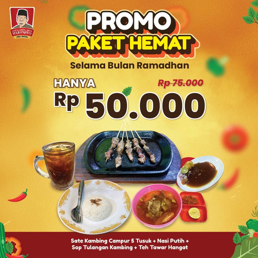 Jual Paket Hemat Sate Kambing Muda Balibul Khas Tegal Haji Parto ...