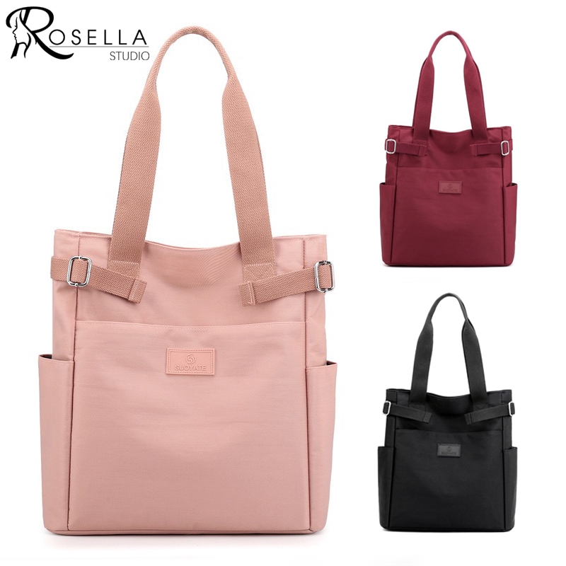 Jual Tas Tote Bag Kapasitas Besar Sederhana Tas Tas Nilon Tahan Air Tas ...