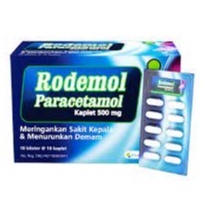 Jual RODEMOL PARACETAMOL 500MG 1 STRIP 10 TABLET | Shopee Indonesia