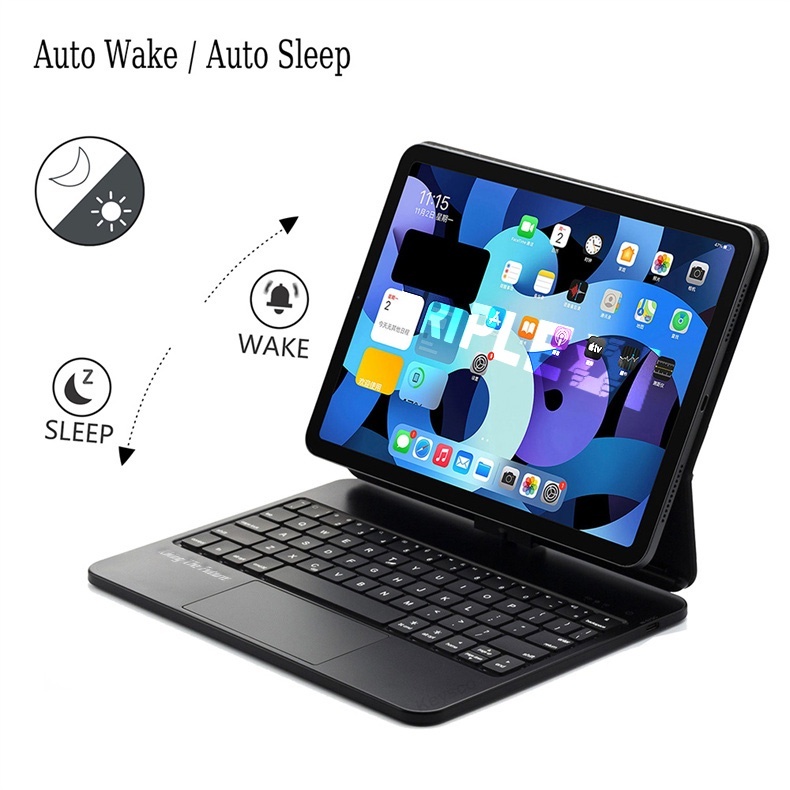 Jual Magic Rebound Magnetic Keyboard Case iPad Case with Keyboard ...