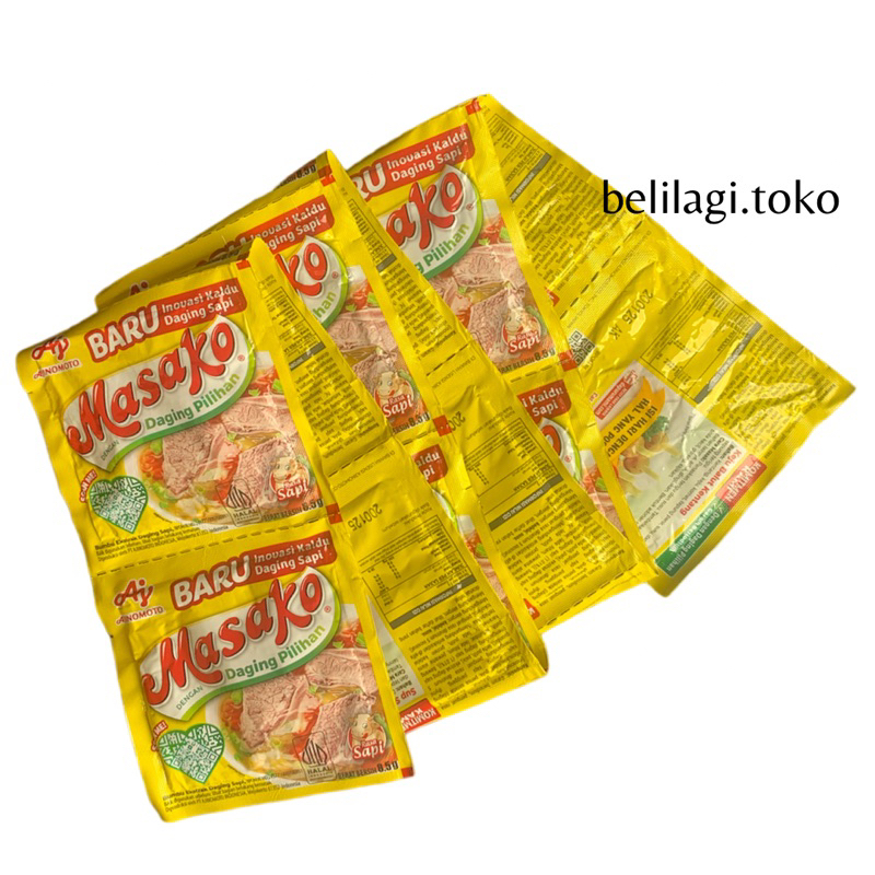 Jual Masako Sapi Bumbu Kaldu Penyedap Rasa 8 5g Shopee Indonesia