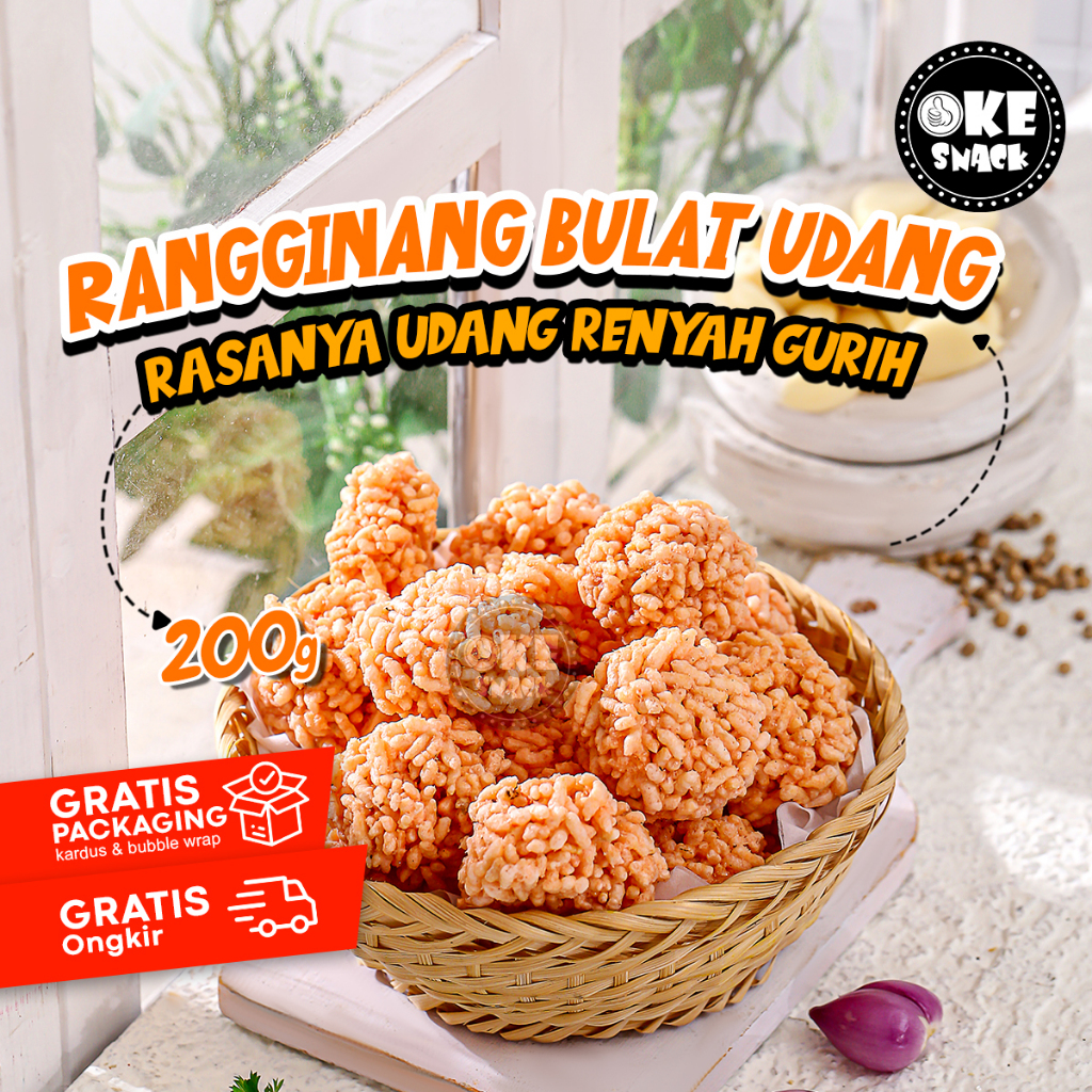 Jual Rangginang Bulat Udang 200g | Shopee Indonesia