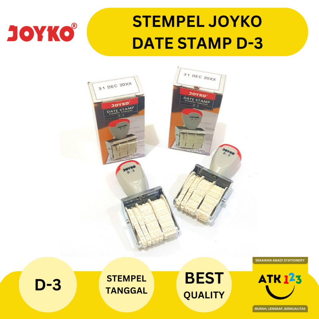 Jual JOYKO Stempel Tanggal / Date Stamp Merk Joyko D-3 | Shopee Indonesia