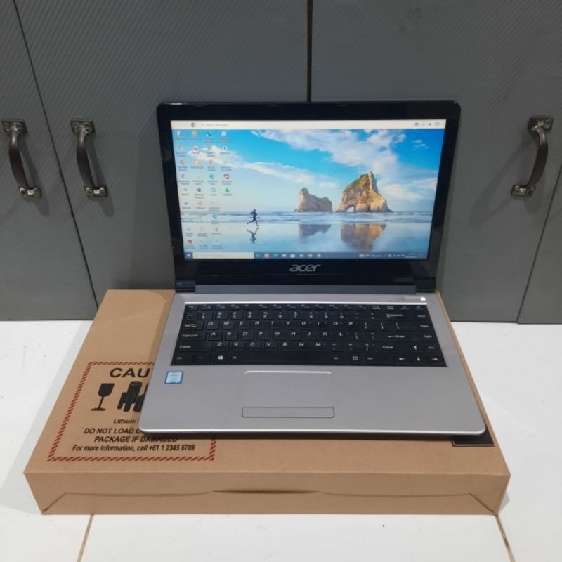 Jual Laptop Acer One 14 Z476, Core i3-7130U, Slim, Lengkap | Shopee Indonesia