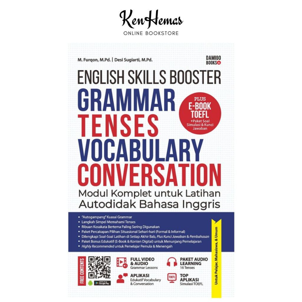 Jual BUKU ENGLISH SKILLS BOOSTER : GRAMMAR, TENSES, VOCABULAR (EDISI BARU) | Shopee Indonesia