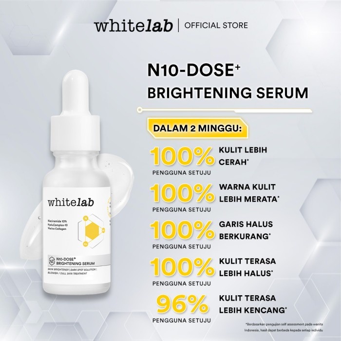 Jual Whitelab N10-Dose+ Niacinamide Brightening Serum White Lab ...