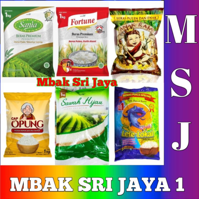 Jual Beras Premium Kemasan 1Kg ASLI PACKING PABRIK DAN BUKAN KEMASAN ...