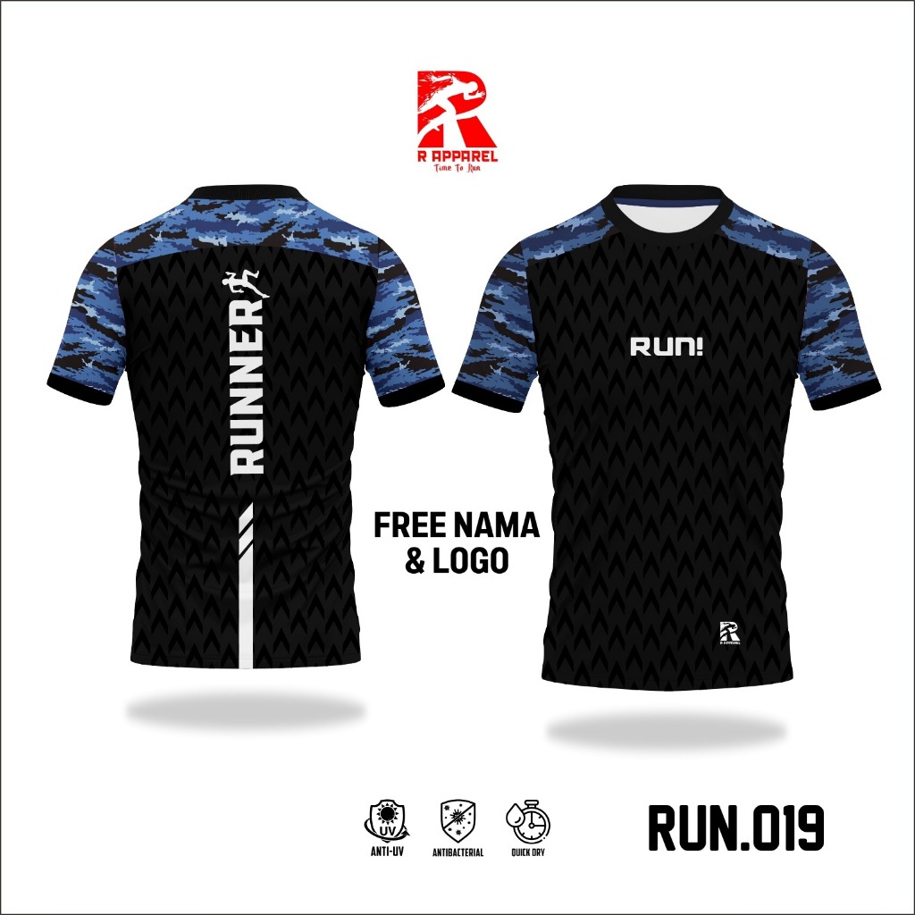 Jual Baju Kaos Olahraga Lari | Running Jersey Quick Dry Fit ...