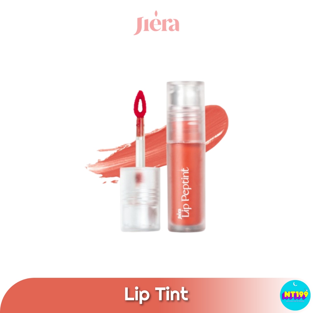 Jual JIERA Lip Peptint 3,5ml Saffron Ale Lip Tint Peptide Squalane ...