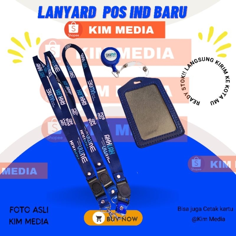 Jual Tali id card POS IND BUMN AKHLAK Lanyard idcard POS IND Logistik ...