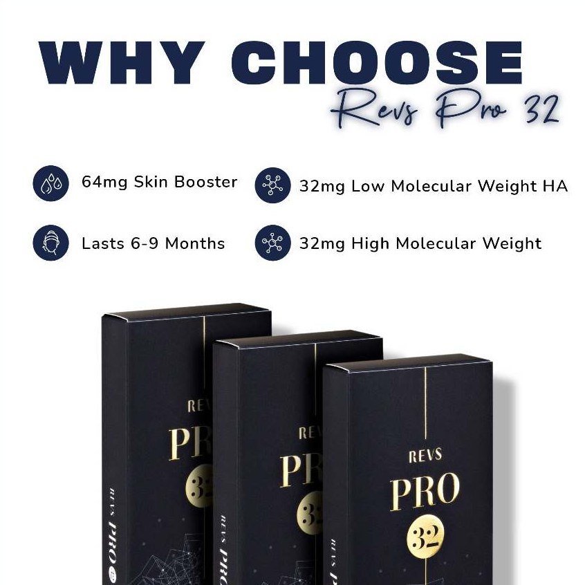 Jual REVS PRO 32 Skinbooster wajah 5 titik saja !! Garansi Original !! | Shopee Indonesia