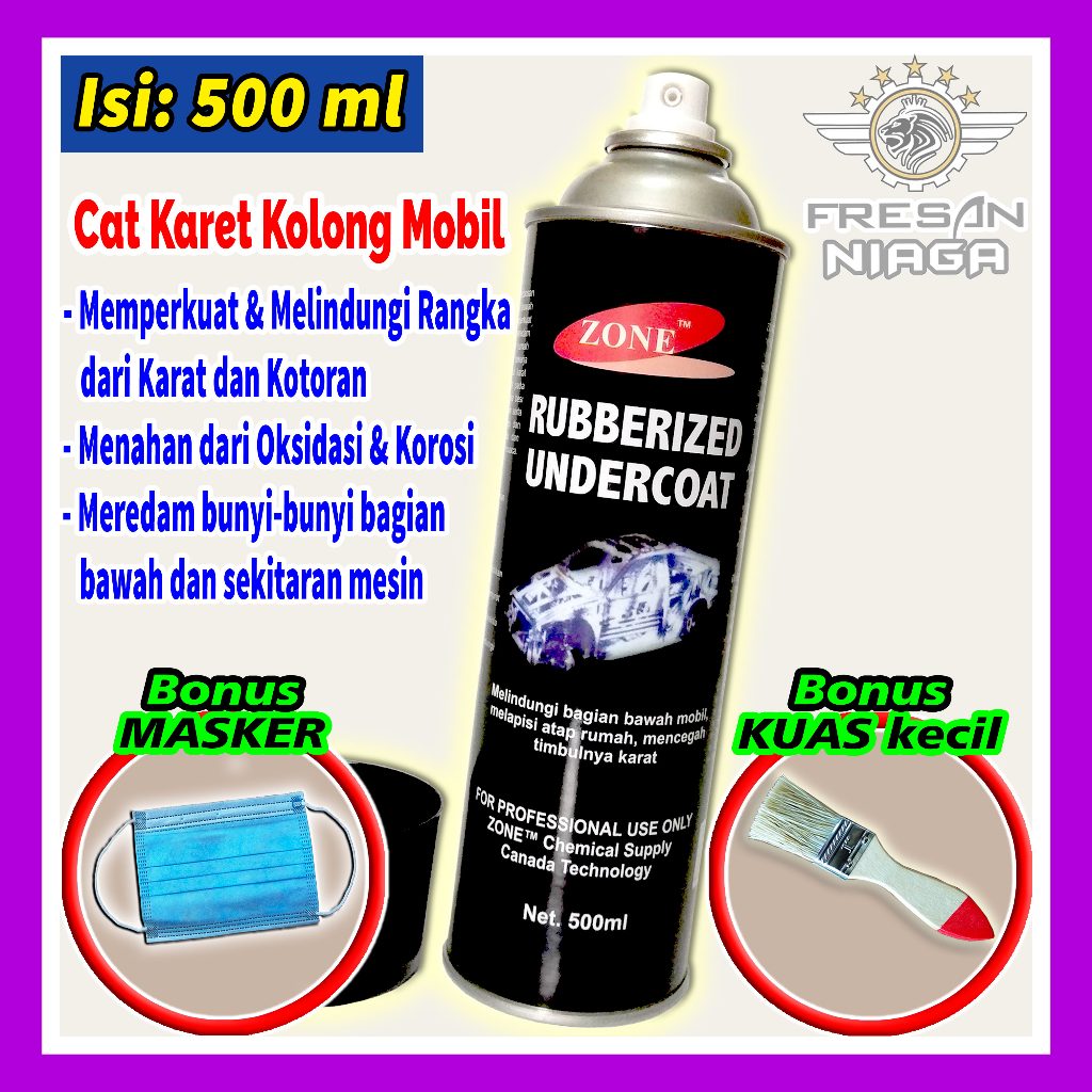 Jual Spray Cat Karet Kolong Mobil Pelapis Anti Karat Keropos Korosi ...