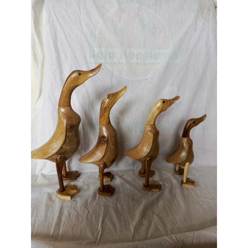 Jual Patung bebek akar bambu Pajangan patung bebek Home decoration ...