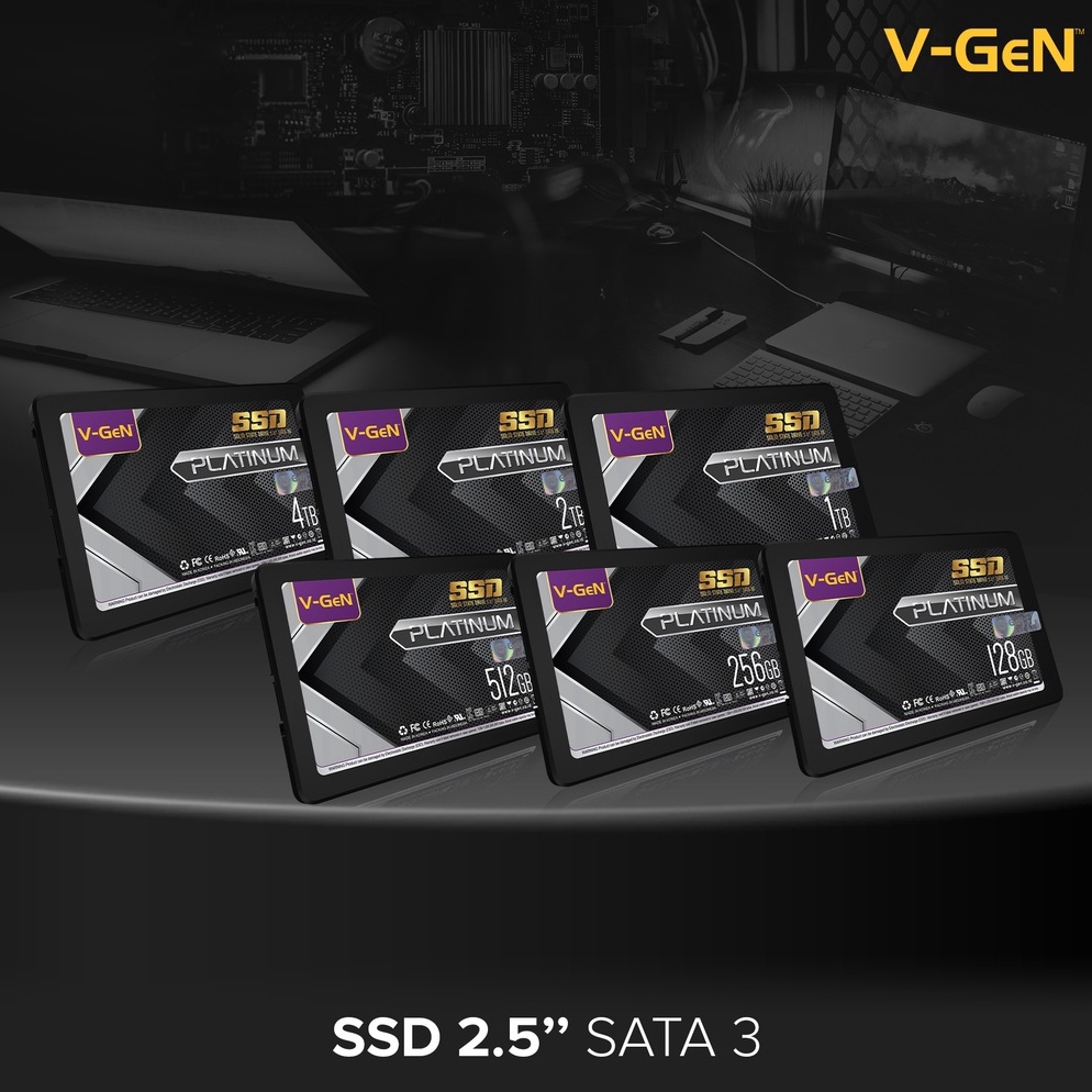 Jual Murah SSD 128GB 256GB 512GB 1TB VGeN 12GB 24GB 48GB 96GB VGEN HDD ...