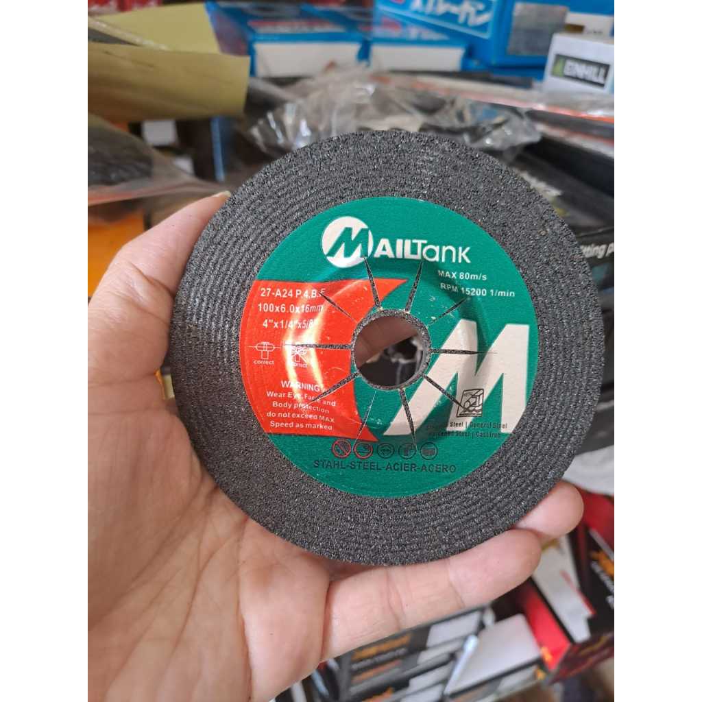 Jual batu gerinda selep 4 inch GRINDING WHEEL TEBAL 6mm mata grinding ...