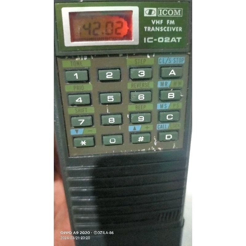 Jual HT ICOM IC-02AT Frekuensi VHF | Shopee Indonesia