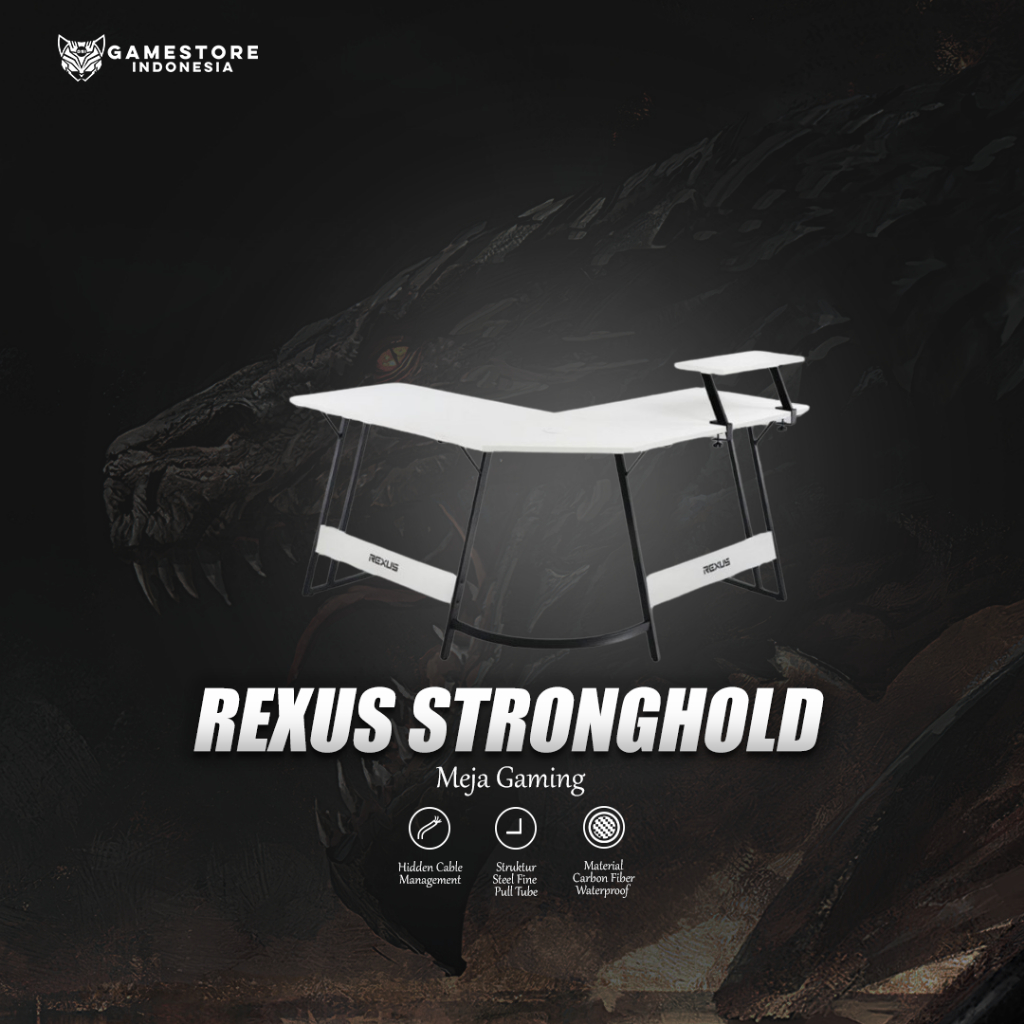 Jual Rexus Gaming Desk Stronghold RXD-230 | Shopee Indonesia