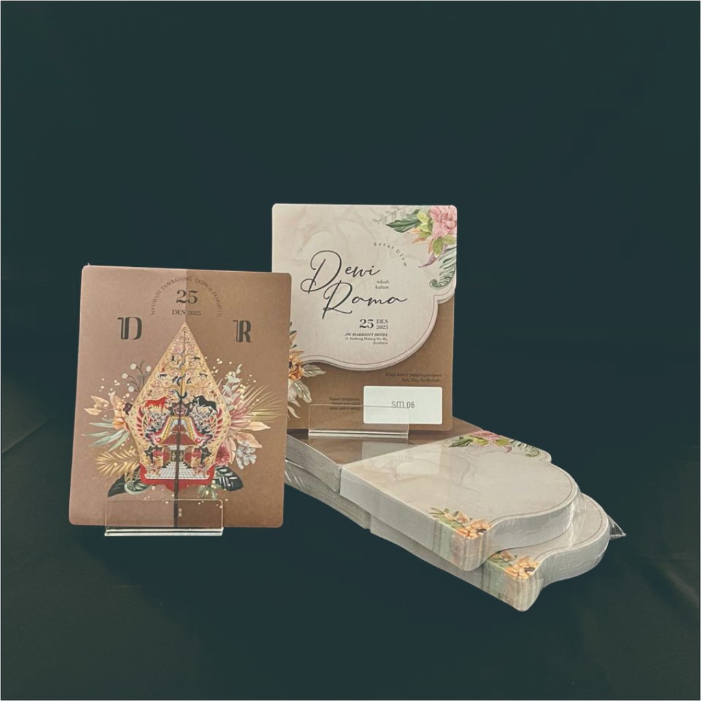 Jual Blangko Undangan Nikah SAMARA 06 I Undangan Murah Simpel Terbaru I ...