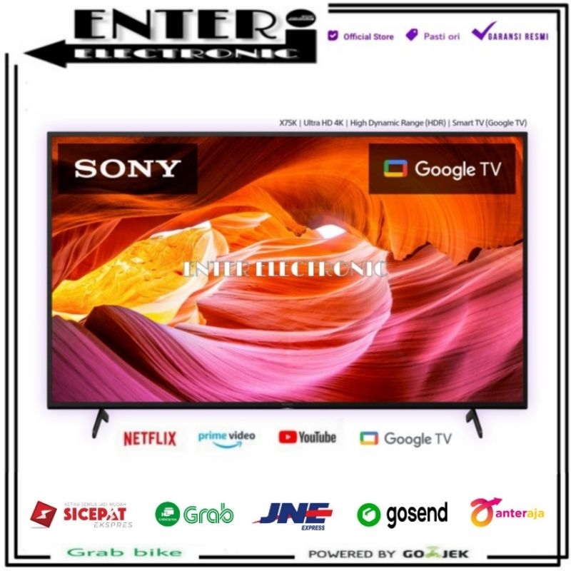 Jual SONY KD50X75K KD55X75K KD65X75K - SMART ANDROID G00GLE TV LED DIGITAL TV 50 55 65 INCH UHD ...