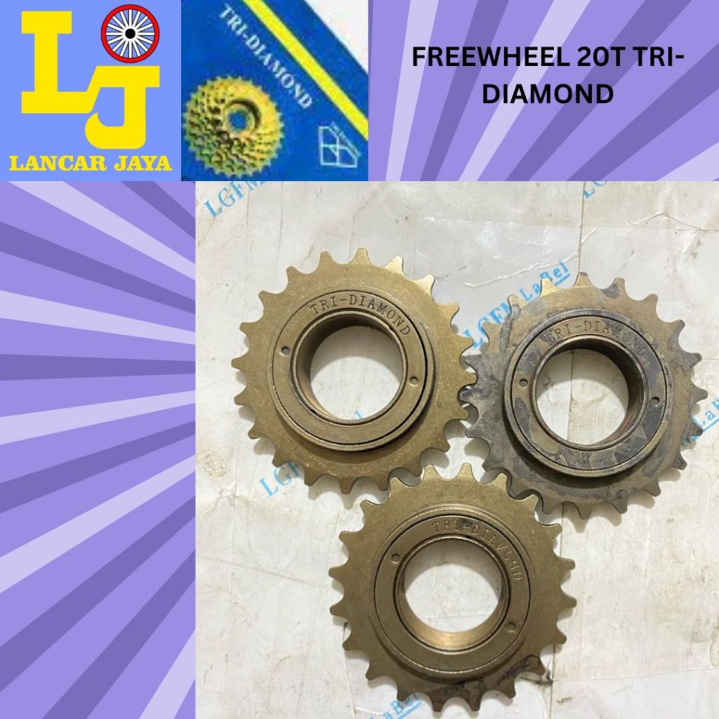 Jual TRI-DIAMOND Freewheel/Gir Belakang 20T Sepeda BMX/ONTEL/GEROBAK ...
