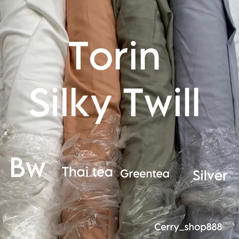 Jual 0,5 meter TORIN SILKY TWILL POLYESTER KAIN MIRIP SHAKILLA TORINO ...