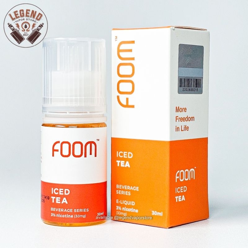 Jual SALT NIC - LIQUID FOOM Iced Tea 30ML 30MG AUTHENTIC | Shopee Indonesia