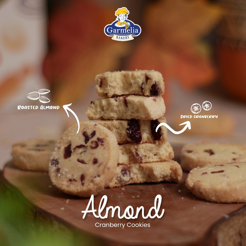 Jual Almond Cranberry Cookies - Garmelia Bakery | Shopee Indonesia