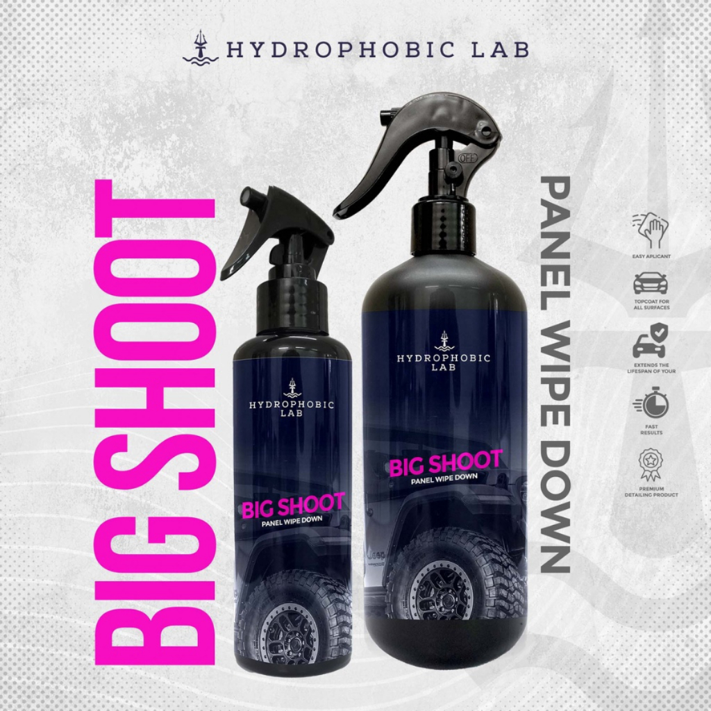 Jual Cairan Pre Coating Remover Eraser Wax dan Compound Big Shoot Hydrophobic Lab | Shopee Indonesia