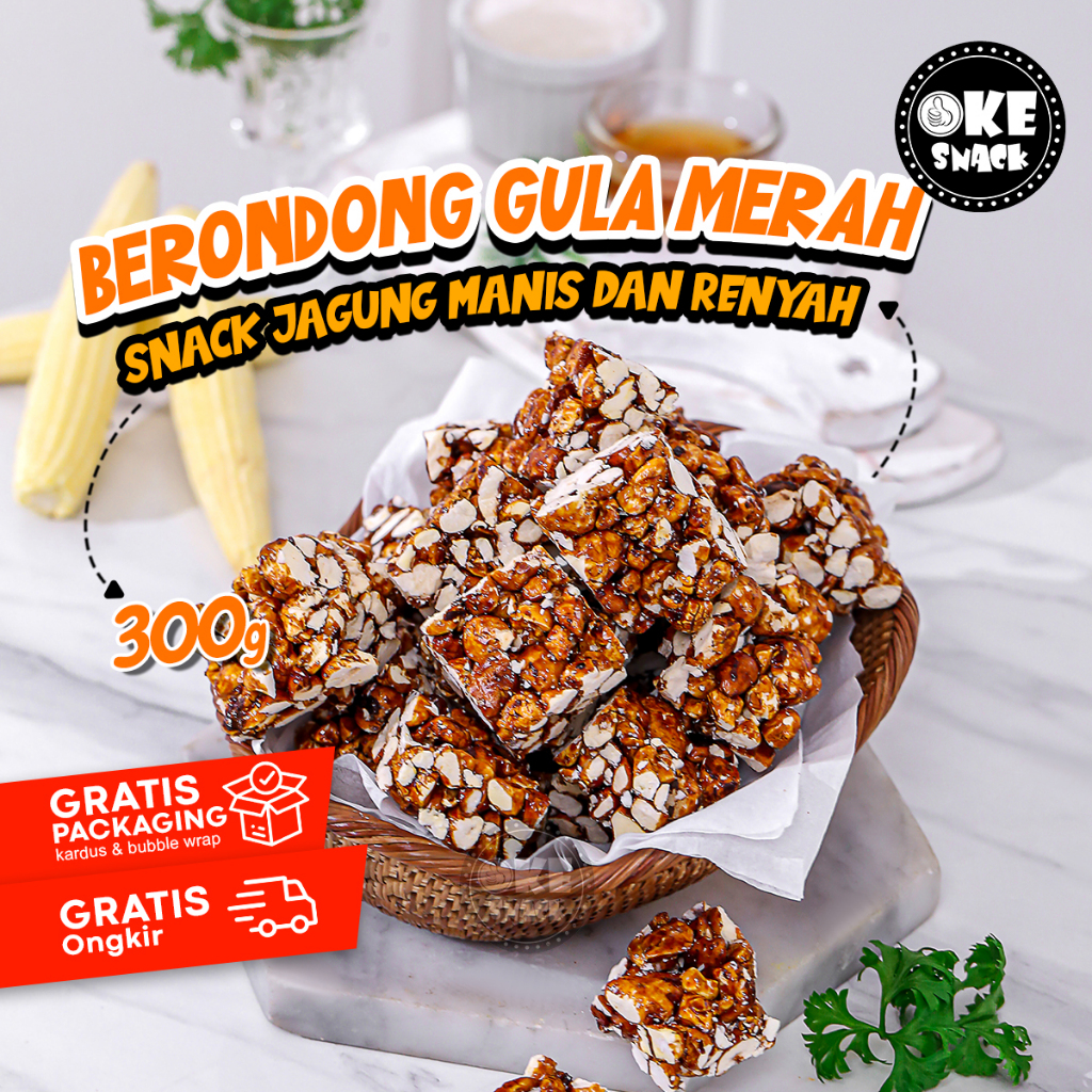 Jual Berondong Jagung Gula Merah 200g | Shopee Indonesia