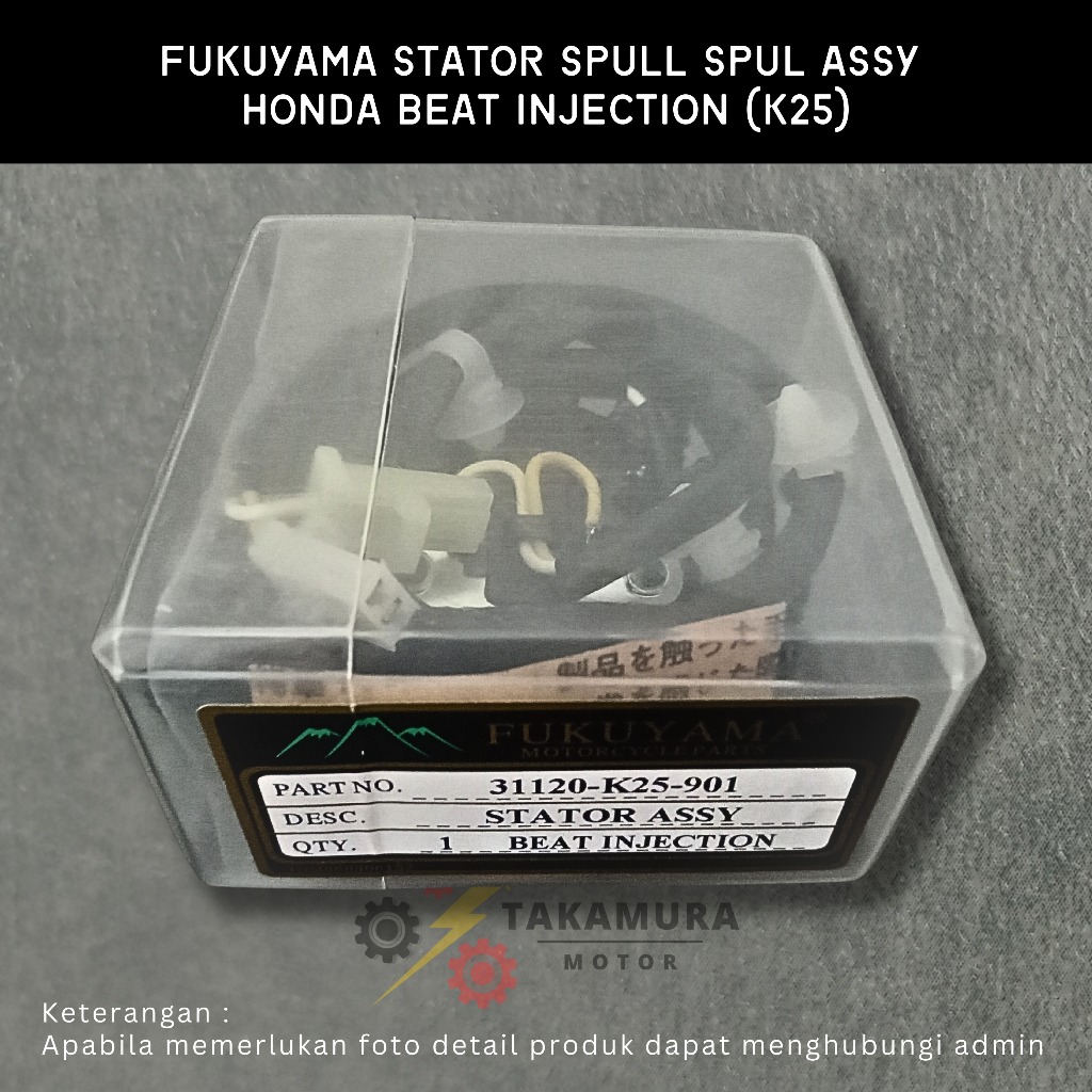 Jual Fukuyama Stator Spull Spul Assy Honda Beat Injection (FI) (K25 ...