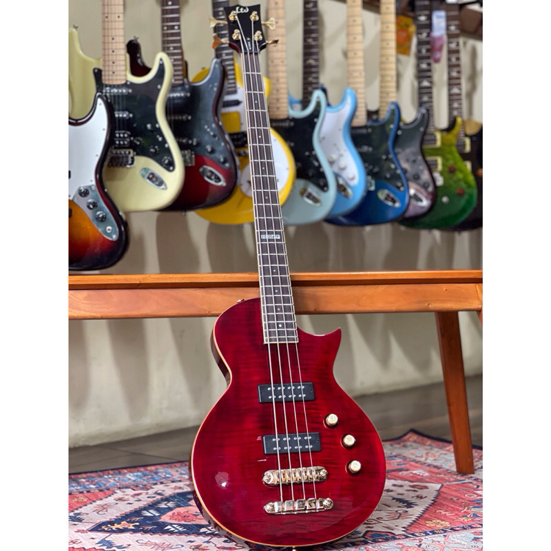 Jual Gitar Bass Listrik/Elektrik LTD RedWine Colour | Shopee Indonesia