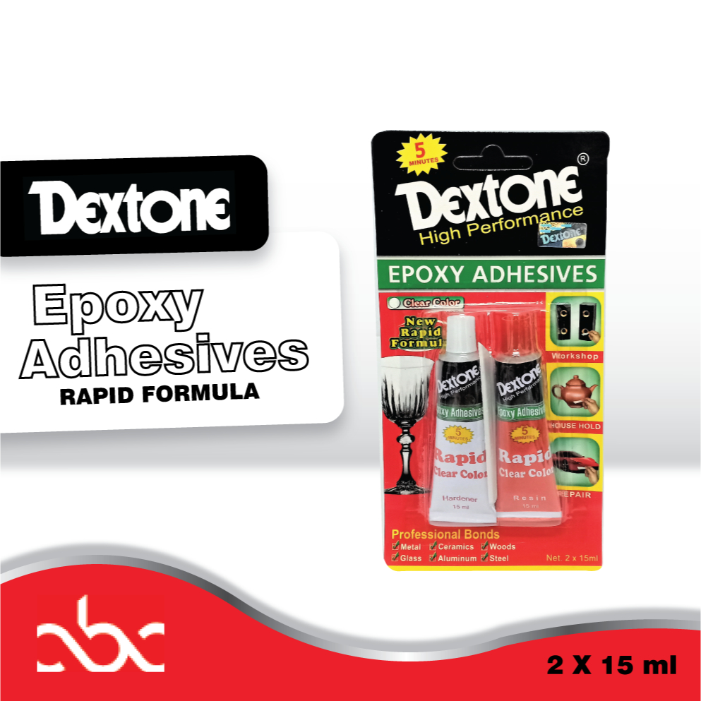 Jual Dextone Epoxy Adhesives Clear Color Rapid 5 mins 30 grm | Shopee ...