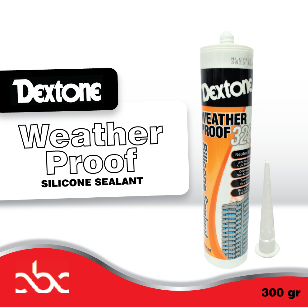 Jual Dextone Silicone Sealant Weather Proof 328 300ml | Shopee Indonesia