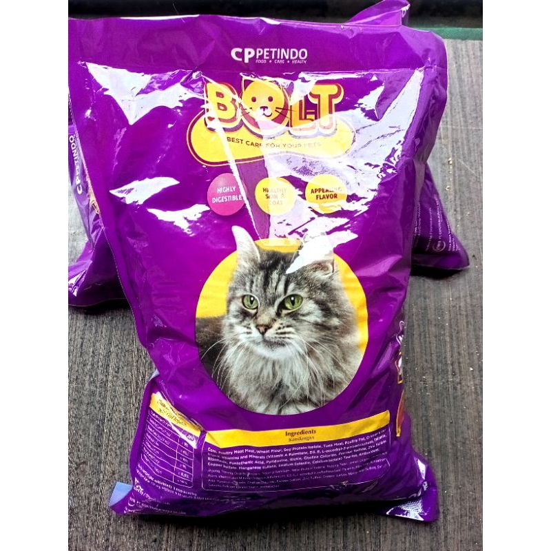 Jual Bolt Cat Food Tuna Flavor / Bolt Makanan Kucing Bentuk Ikan ...