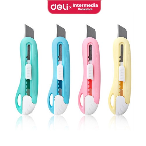 Jual Deli 2024 Cutter Sekolah, Design untuk Anak-anak, Bahan ABS, Silet ...