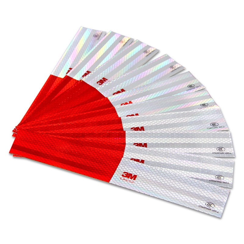 Jual Sticker reflektif pemantul cahaya kir mobil truk pickup 3M merah ...