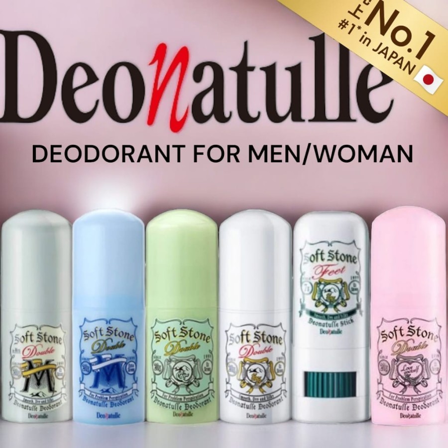 Jual Deonatulle Deodorant Soft Stone Japan Deodorant Ketiak Pria Wanita ...