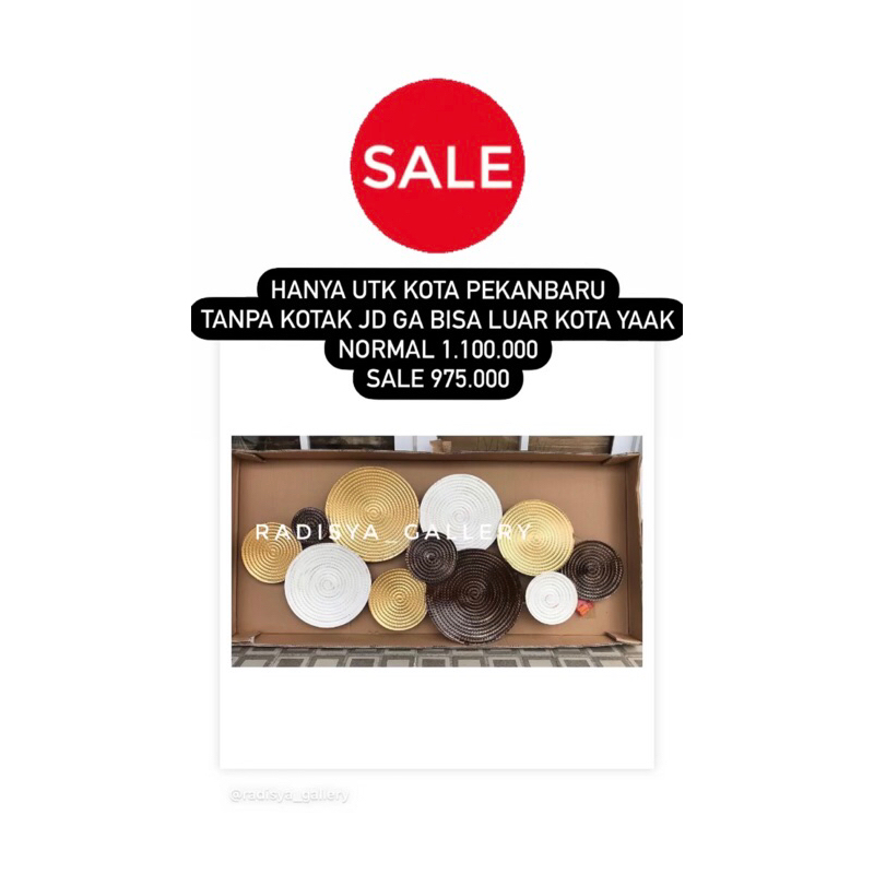 Jual SALE !!! HIASAN DINDING MEWAH (NO BOX - BARANG EX DISPLAY TOKO ...