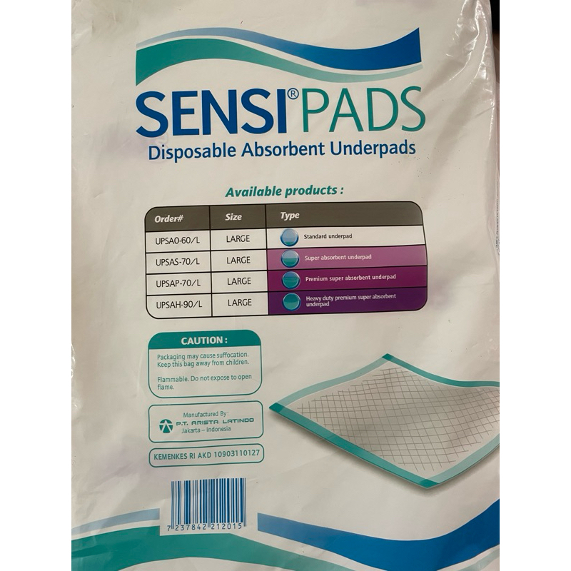 Jual sensi pad ukuran 60x90 kategori LARGE / BESAR | Shopee Indonesia