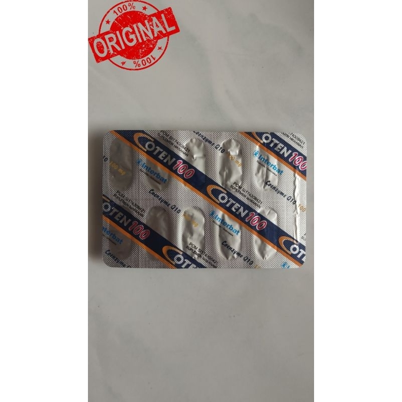 Jual Coten 100, 1 strip isi 10 kapsul, antioksidan 100% Original ...