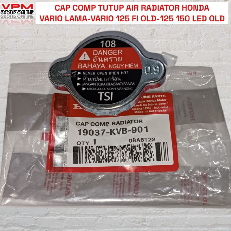 Jual cap comp tutup air radiator vario 110 cw cbs vario 125 old 19037 ...
