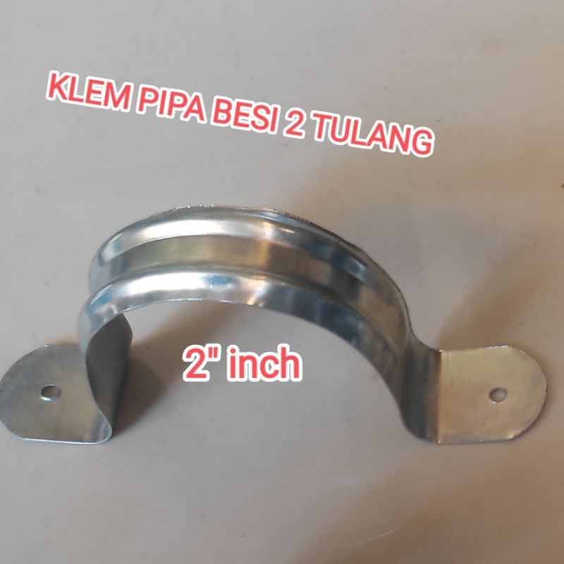Jual KLEM PIPA BESI 2" INCH | KLEM PIPA BESI PLAT | KLEM PIPA PARALON 2 ...