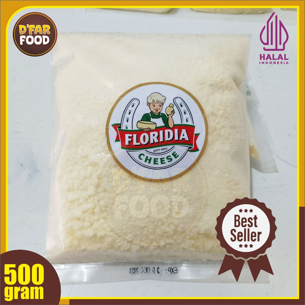 Jual Keju Parmesan Floridia 500gr Repack / Floridia Repack 500gr ...